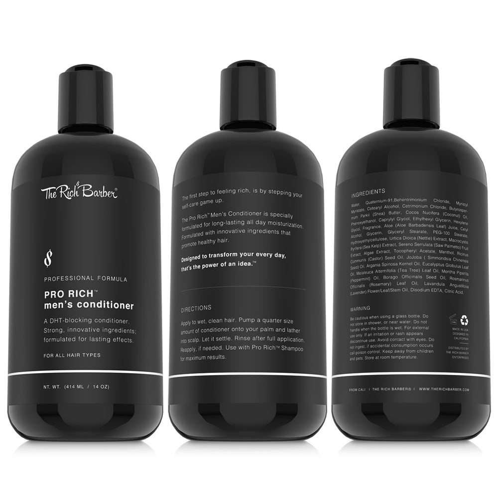 Tired of a dry, itchy scalp? Moisturizing Solutions from The Rich Barber®